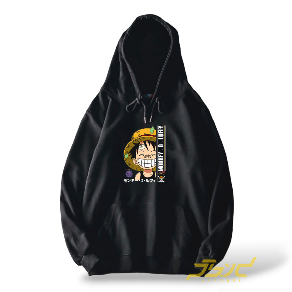 Jual Switer Anime Hoodie Cowok Jumper Versi Chibi Luffy One piece Lucu ...