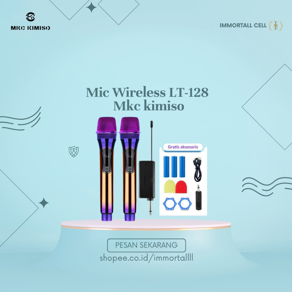 Jual Mic WS LT-118/128 rainbow LT-113/133 with rceiver michrophone WS ...