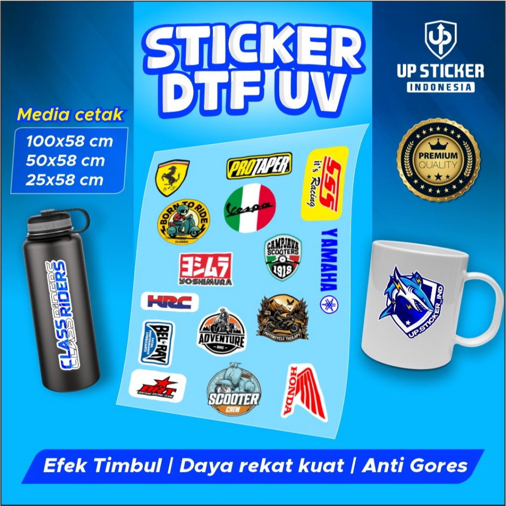 Jual STICKER DTF UV | STICKER TEKSTUR | STIKER UV TIMBUL | Shopee Indonesia