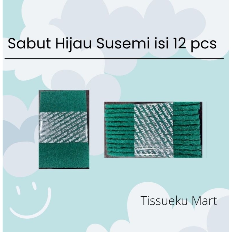 Jual Sabut Hijau Susemi isi 12 pcs grosir (min 2 pak) | Shopee Indonesia