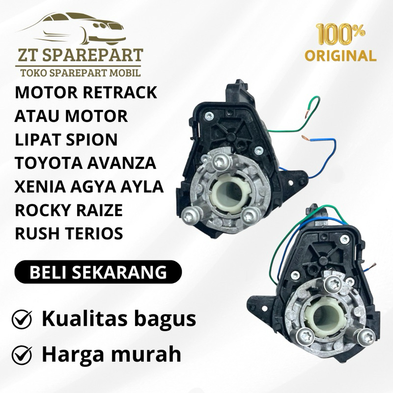 Jual MOTOR RETRACK ATAU MOTOR LIPAT SPION TOYOTA AVANZA XENIA AGYA AYLA ...