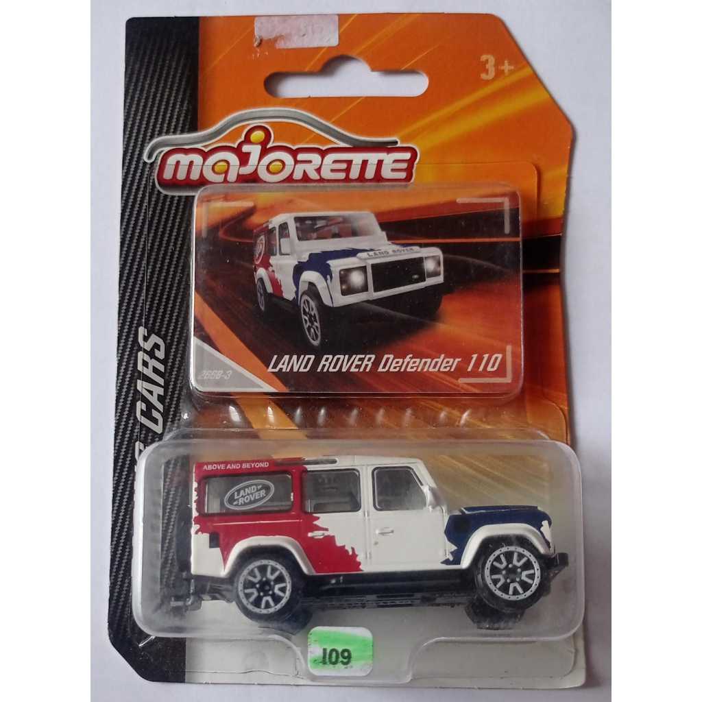 Jual Majorette - Land Rover Defender 110 White Racingn Cars Above The ...