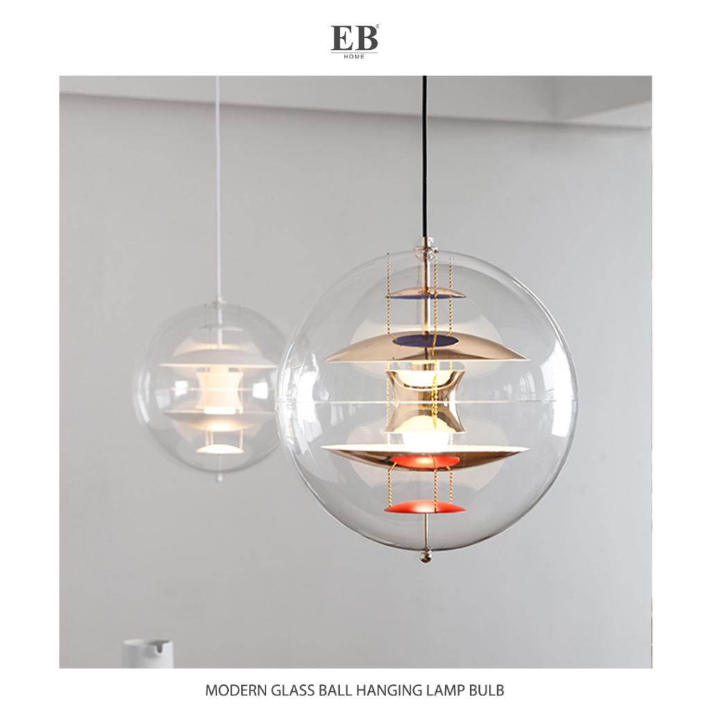 Jual Lampu Gantung Dekorasi Modern Minimalis / Glass Ball Hanging Lamp ...