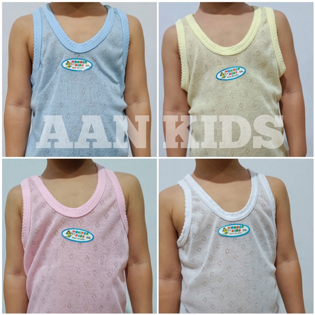 Jual Singlet Anak Motif Lobang-lobang Wonderkids | Shopee Indonesia