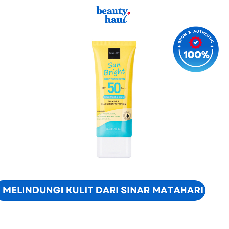 Jual SCARLETT WHITENING Scarlett Whitening Sunscreen Sun Bright Daily SPF 50 PA+++ | Shopee ...