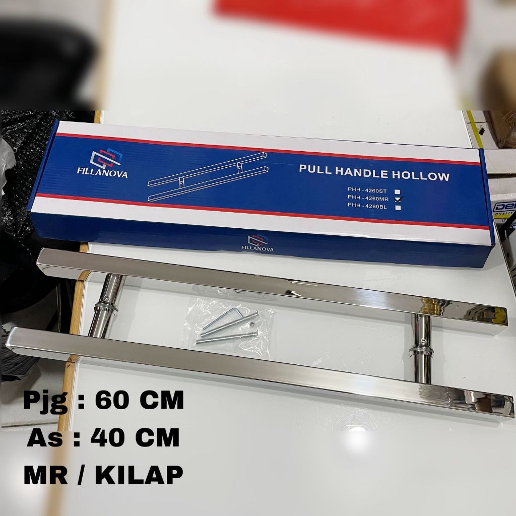 Jual PULL HANDLE HOLLOW STAINLESS STEEL PJG 60 CM AS 40 CM | Shopee ...