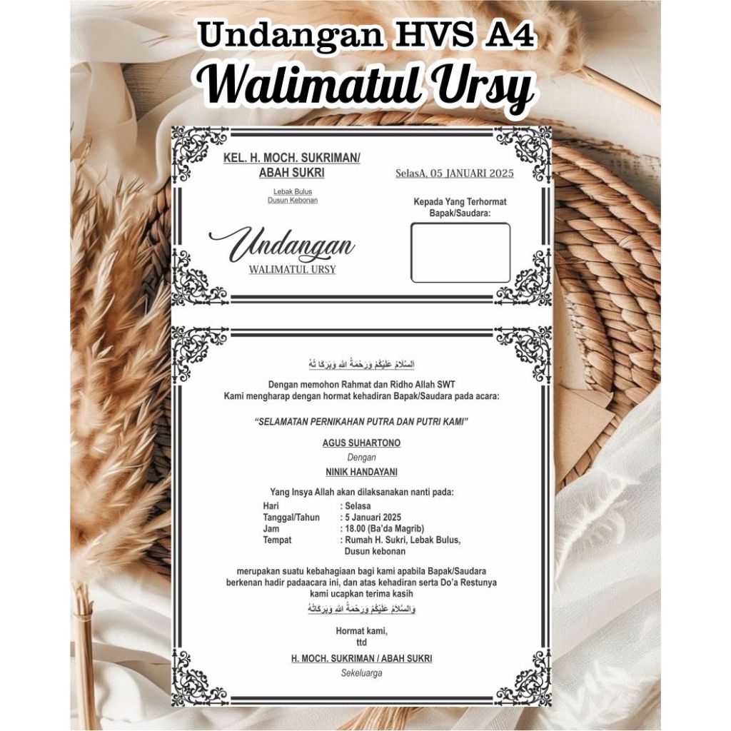 Jual Undangan Walimatul Ursy | Shopee Indonesia