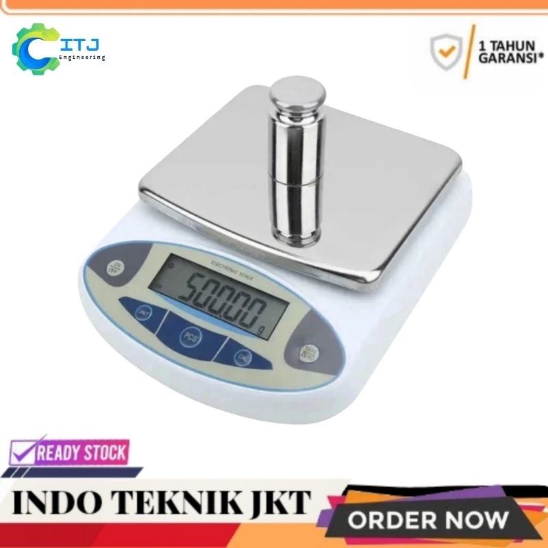 Jual Timbangan 0.001g Max 500g Digital Lab Scale 1mg 0.001 Gram Miligram | Shopee Indonesia