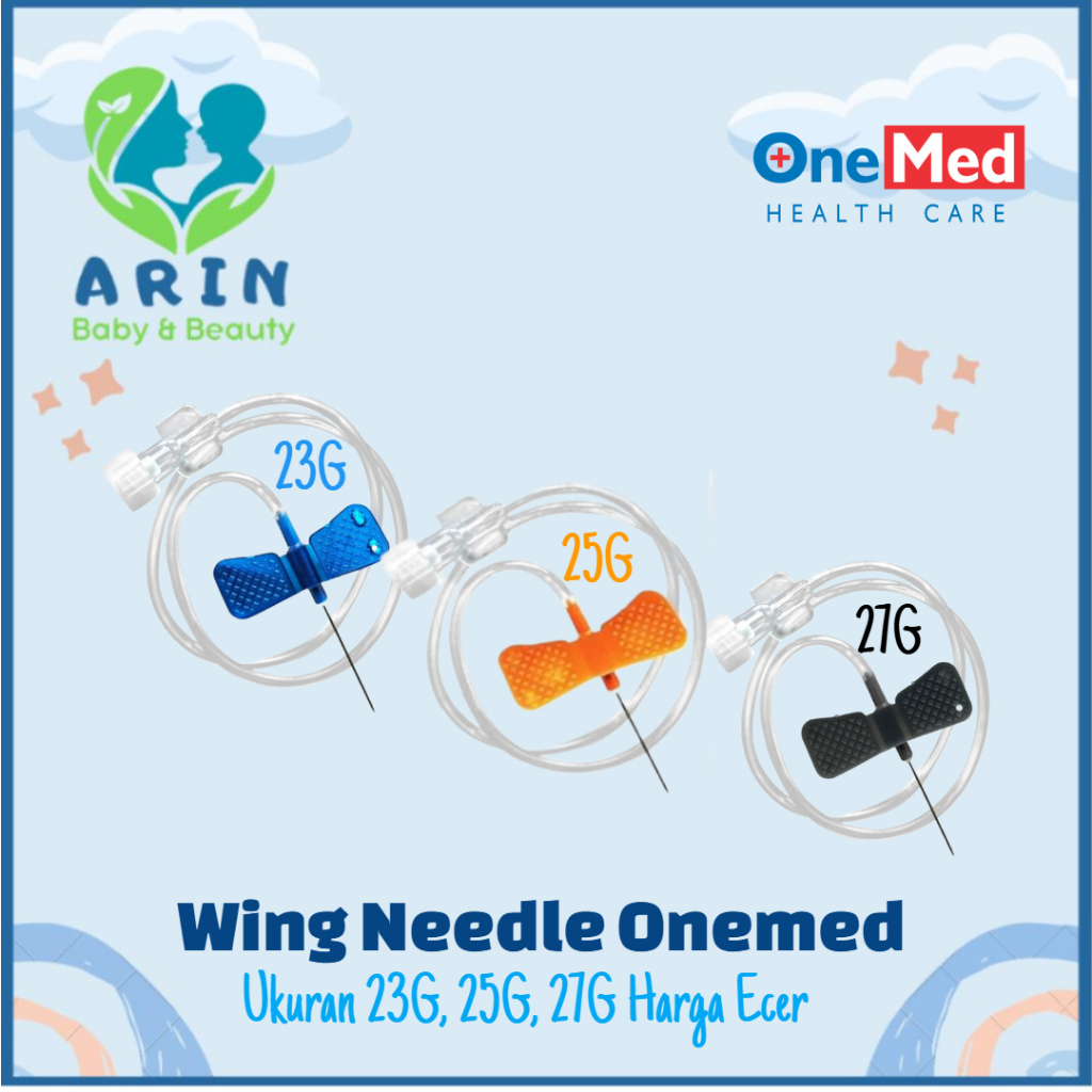 Jual Onemed Wing needle onemed 23G 25G 27G harga per pcs | Shopee Indonesia