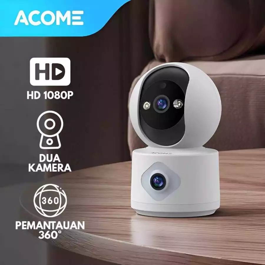Jual ACOME APC06 Camera CCTV Smart Kamera CCTV WiFi Jernih Indoor 2 ...