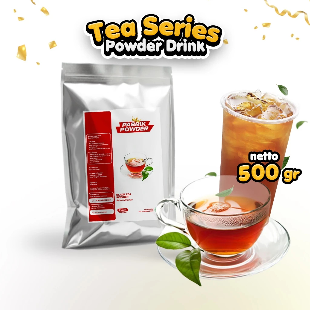 Jual Powder Aneka Rasa Teh 500 gram , Tea series Powder Drink, Bubuk ...