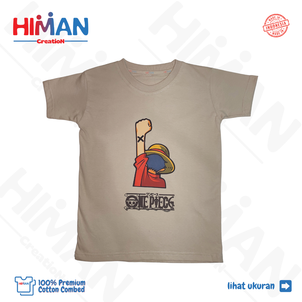 Jual HIMAN Kaos Anak One Piece Premium Cotton Combed Premium(Usia 2 ...