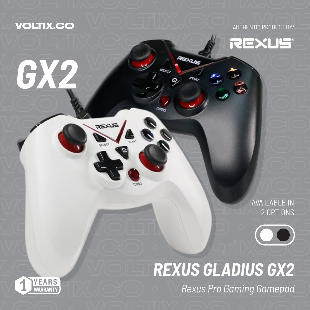 Jual Rexus GX2 Gladius Joystick Pro Gaming Gamepad Garansi Resmi ...