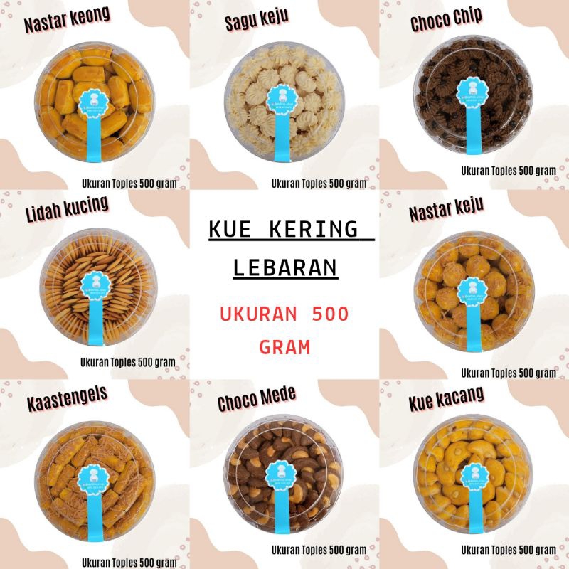 Jual Kue Kering LEBARAN HANDMADE PREMIUM Nastar, Kastengel, Sagu keju ...