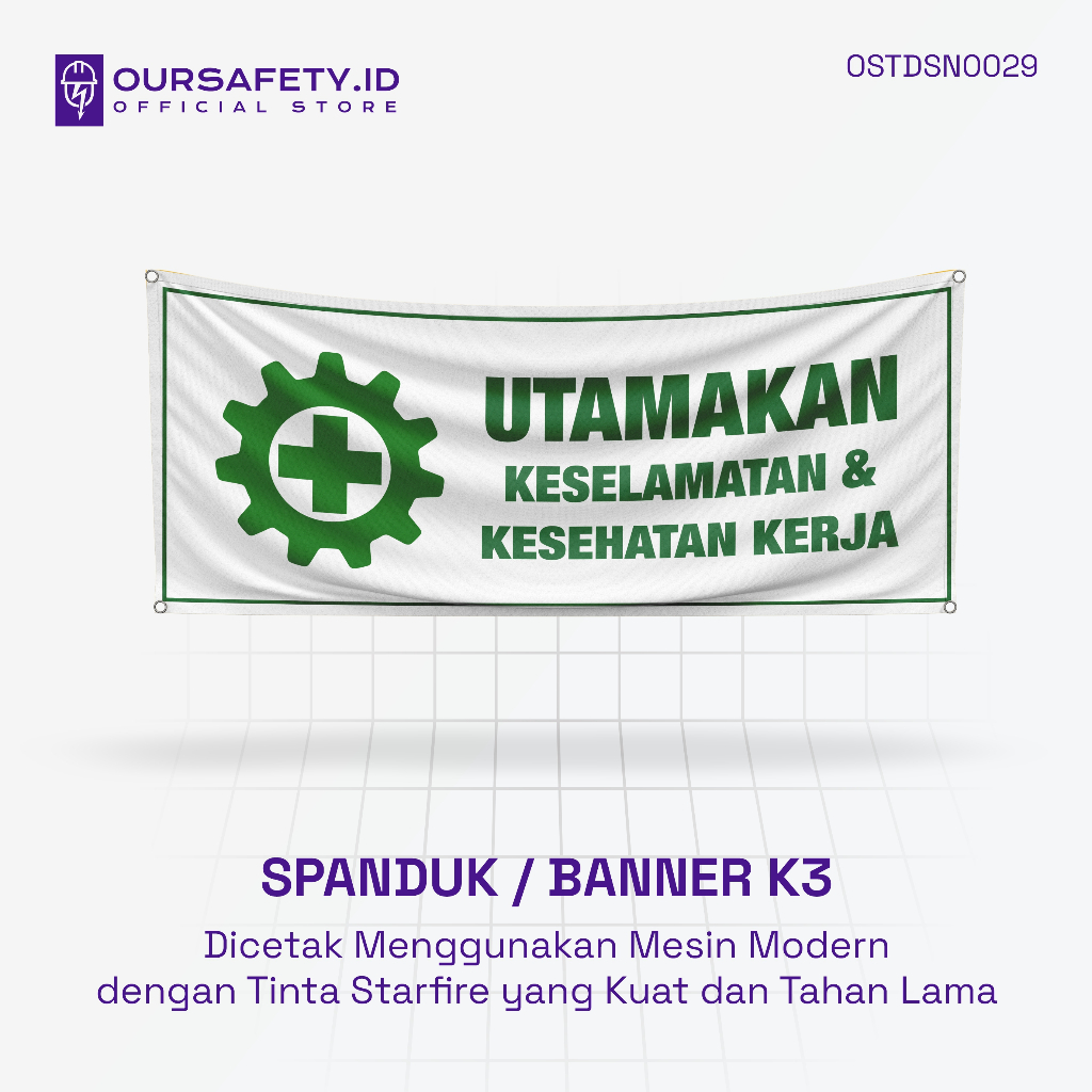 Jual Banner K3 - Spanduk Keselamatan dan Kesehatan Kerja | Shopee Indonesia