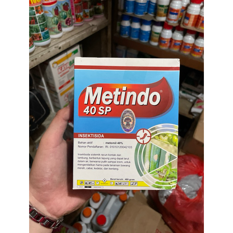 Jual insektisida metindo 400gram sp metomil 40sp obat ulat | Shopee ...