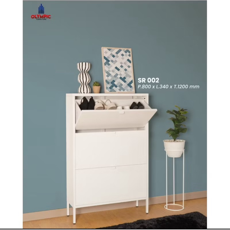 Jual rak sepatu besi sr 002 olymsteel | Shopee Indonesia