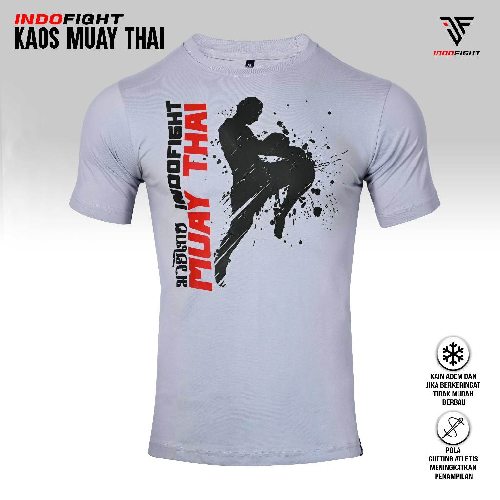 Jual KAOS MUAY THAI EVOLUTION BLACK, BAJU MUAYTHAI, TSHIRT MUAY THAI ...