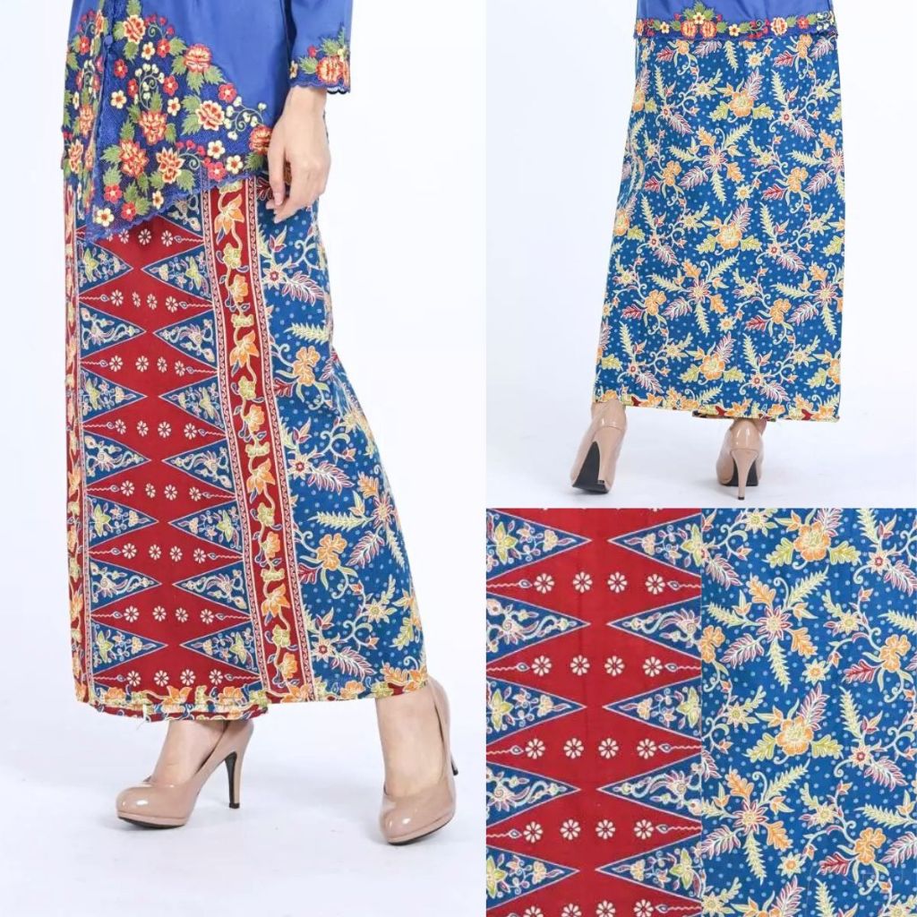 Jual Bawahan Kebaya Encim Modern/Rok Tumpal Sogan Betawi/Rok Span ...