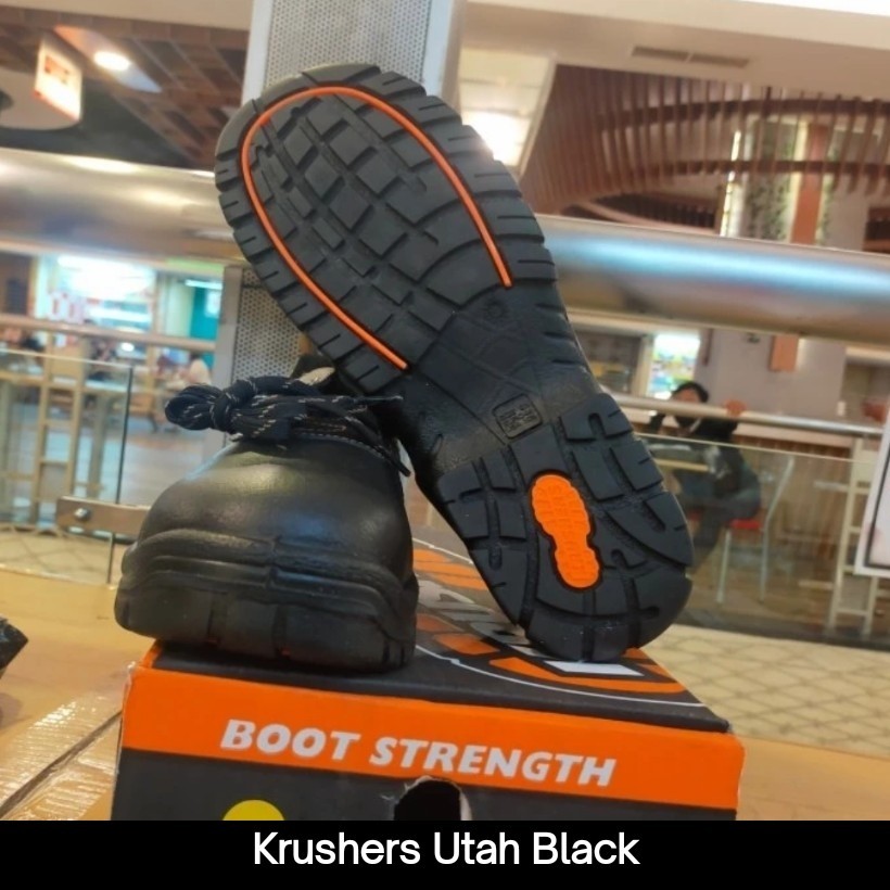 Jual Krusher Utah Sepatu Safety Proyek Pendek Tali Safety Shoes Krusher ...