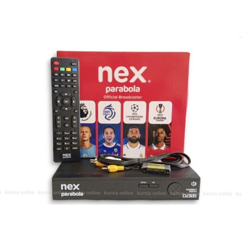 Jual Receiver Digital Nex Parabola Merah dengan Garansi Resmi 1 Tahun | Shopee Indonesia