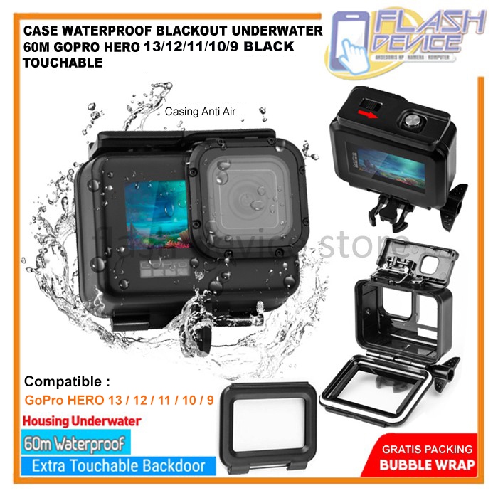 Jual Waterproof Case Blackout Underwater Touchable Housing GoPro Hero ...