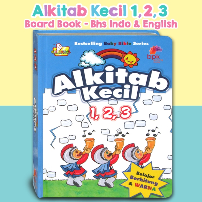 Jual Alkitab Kecil 123 Board Book (belajar berhitung & warna) | Shopee ...