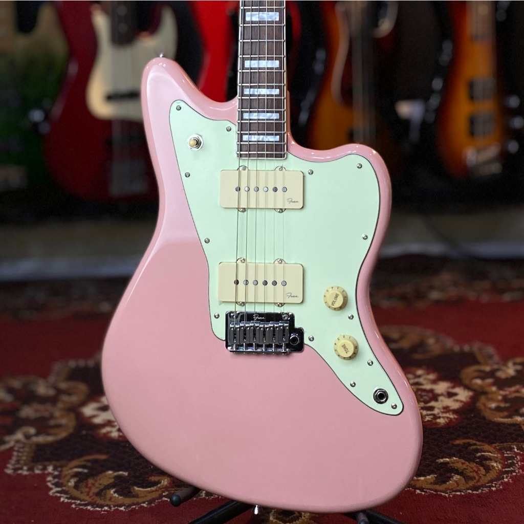Jual Fena Metamorfosis Guitar 2025 JM P90 Shellpink | Shopee Indonesia
