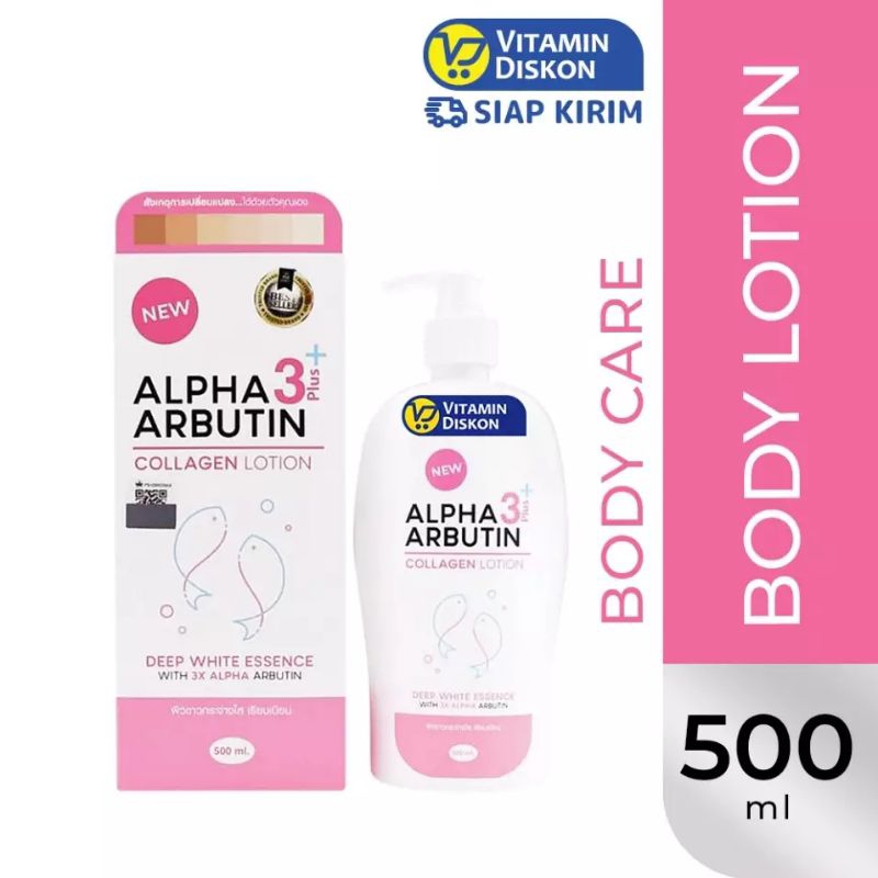 Jual Precious Skin Thailand Alpha Arbutin 3 plus Collagen Whitening Lotion 500ml | Shopee Indonesia