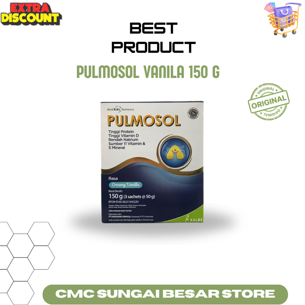 Jual Pulmosol Creamy Vanila 150 g | Shopee Indonesia