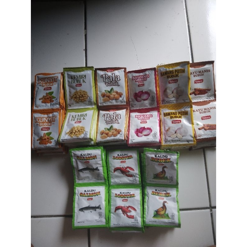 Jual Tabura Bumbu Instan All Varian Kemasan 1 Renceng isi 12 Sachet ...