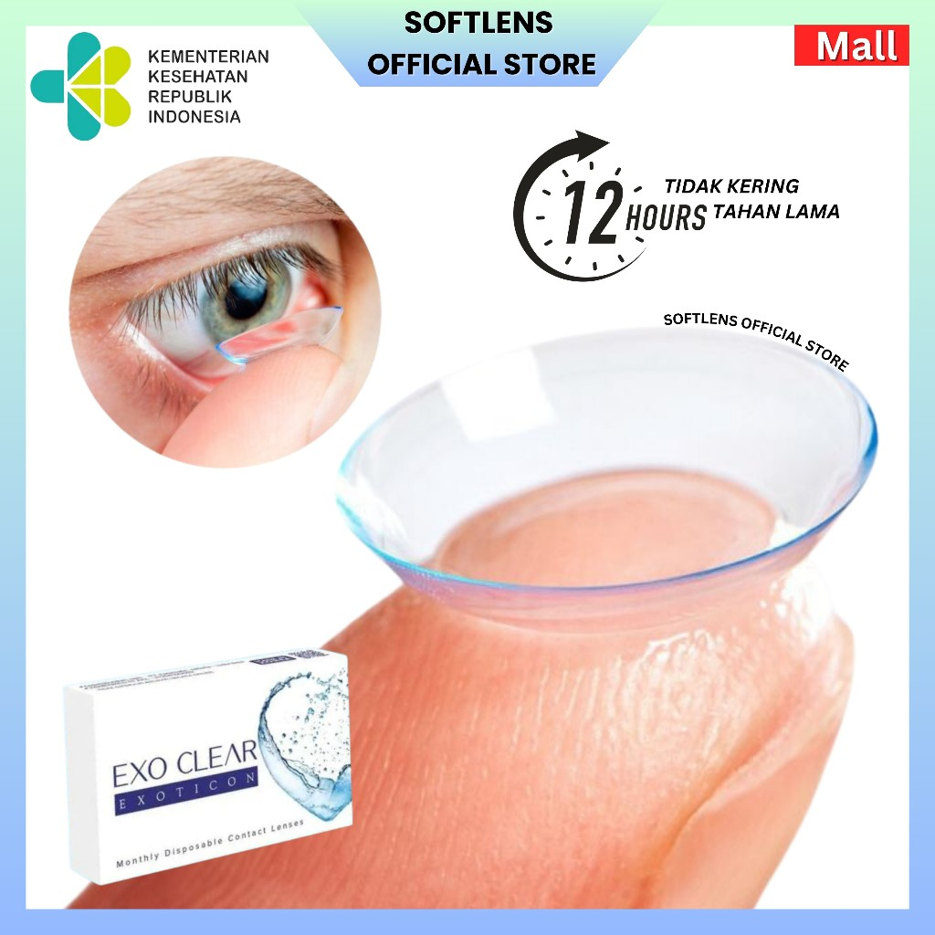 Jual SOFTLENS BENING X2 EXO CLEAR MINUS (-0.50 SD -10.00) MADE IN KOREA ...