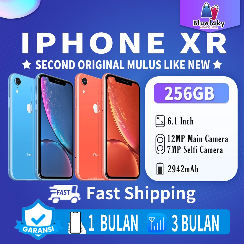 Jual iPhone XR 256GB Second Original100% EX INTER All Operator Silent ...