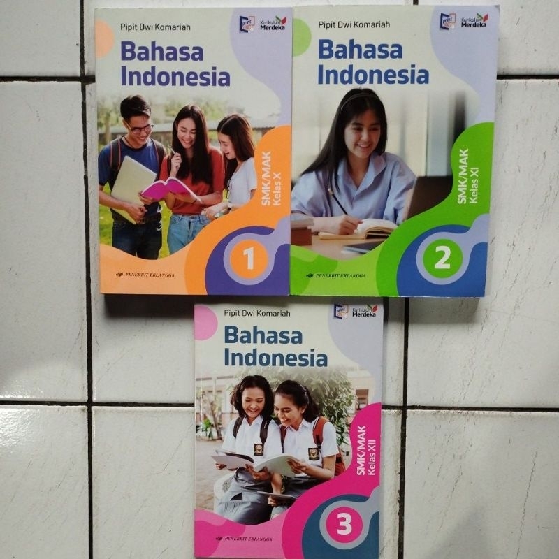 Jual BAHASA INDONESIA, kelas 10, 11, 12 SMK/MAK, Kurikulum Merdeka, ERLANGGA | Shopee Indonesia
