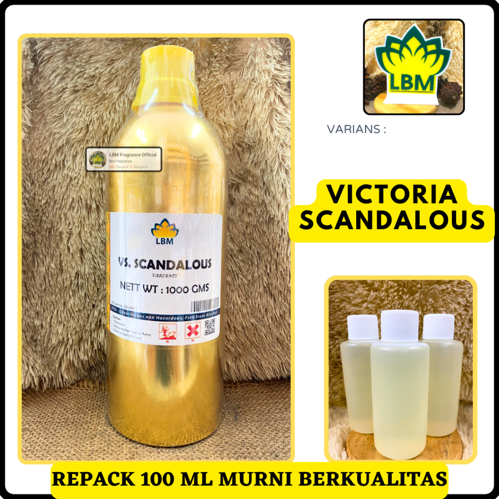 Jual Bibti Parfum SCANDALOUS - VICTORIA SECRET BIBIT PARFUM LBM 100 ML ...