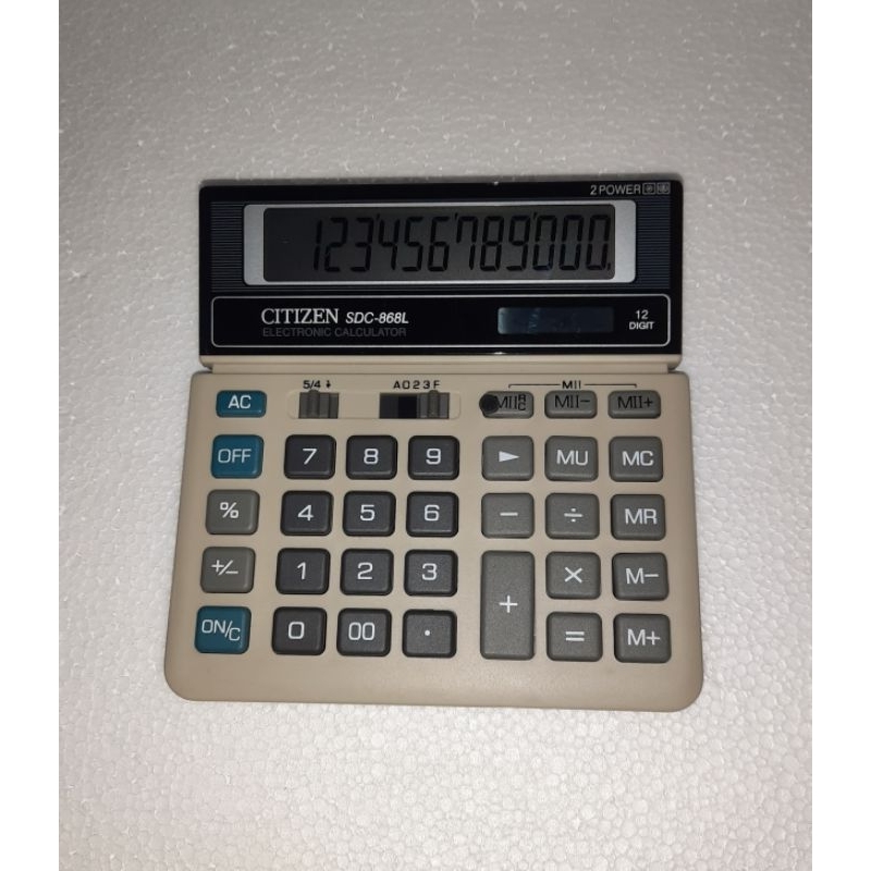 Jual Kalkulator Citizen SDC 868 L Kalkulator 12 Digit Sudah Termasuk ...
