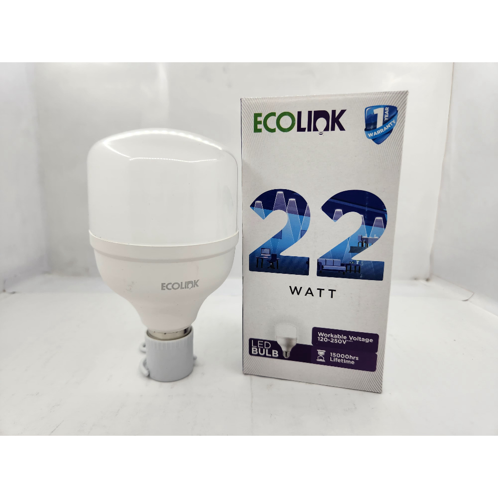 Jual ECOLINK LAMPU BOHLAM LED CAPSULE 22W PUTIH COOL DAY LIGHT / LAMPU ...