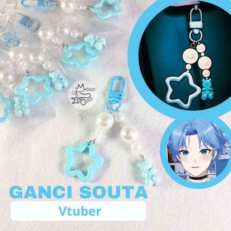 Jual (Readystok) Gantungan Kunci Beruang Bintang Souta Vtuber/ Ganci ...
