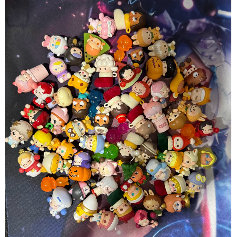 Jual popbean pop bean popmart selected molly skullpanda dimoo pucky ...