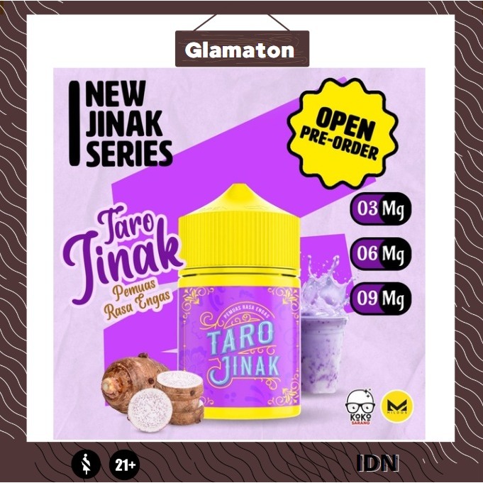 Jual TARO JINAK NEW EDITION AUTHENTIC CREAMY EDITION 60ML FREEBASE ...