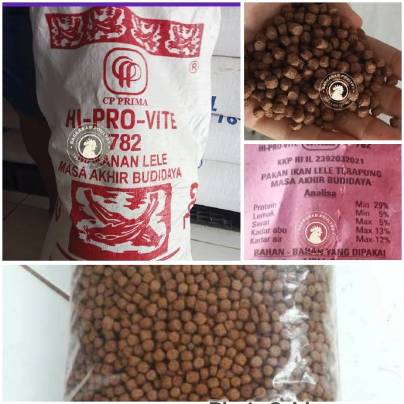 Jual Hi pro Vite 782-4 pellet pakan ikan pakan ikan lele gurami nila 10 ...