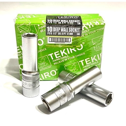 Jual TEKIRO MATA SOCK DEEP WALL 1/2 INCH 6PT KUNCI SOK ANAK SOK 8MM ORIGINAL | Shopee Indonesia