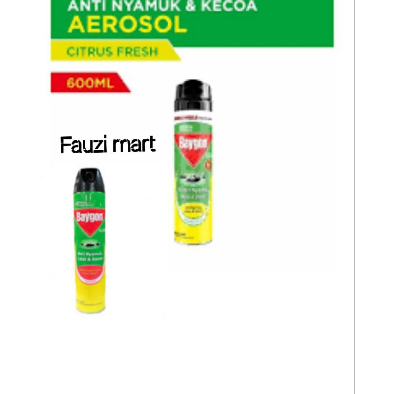 Jual Baygon Aerosol Citrus 600ml | Shopee Indonesia
