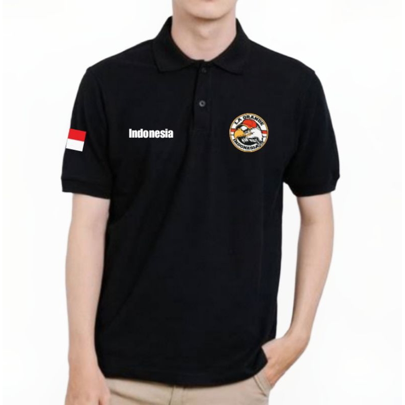 Jual KAOS POLO SHIRT EKSKLUSIF LA GRANDE INDONESIA- DESAIN SIMPEL ...
