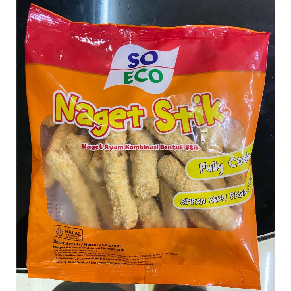 Jual SO ECO CHICKEN STICK 250GR NAGET STIK AYAM HALAL | Shopee Indonesia