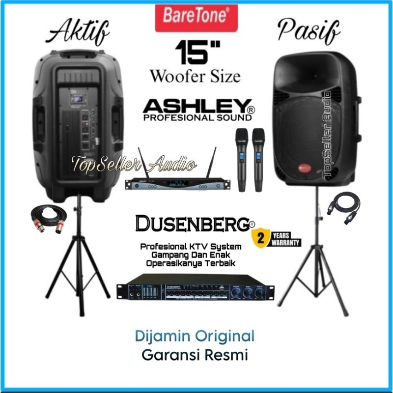 Jual Paket Sound System Karaoke & Aula Ruangan Dll Speaker BareTone 15 ...