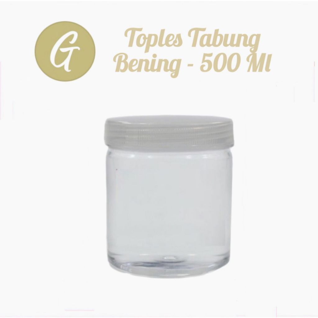 Jual Toples Plastik Bening 800 ml Toples Tabung 500 ml Toples Hampers ...