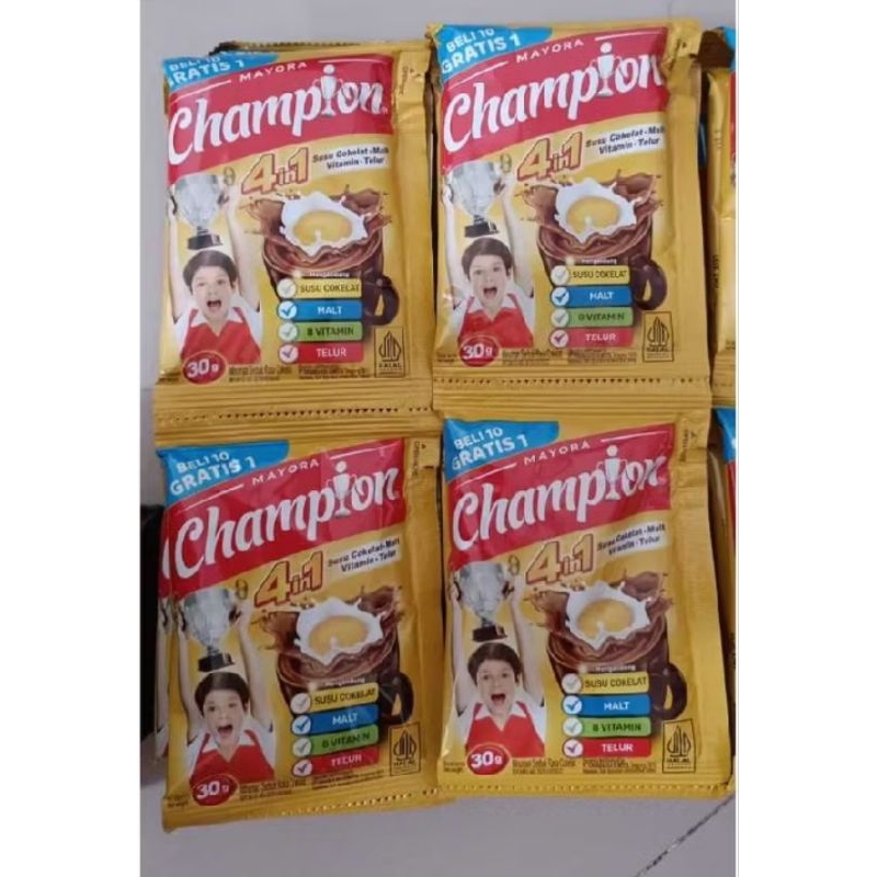Jual Mayora champion 10 saset, energen champion, 30 gram | Shopee Indonesia