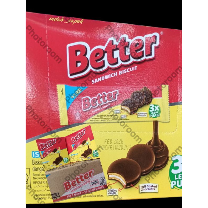 Jual Roma Better Sandwich Biscuit Bok Isi 12 Bks x 30g | Shopee Indonesia
