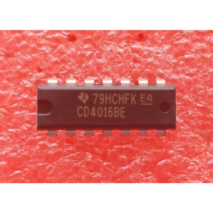 Jual IC 4016 CD4016 Integrated Circuit CMOS CD4016BE DIP LA27 | Shopee Indonesia